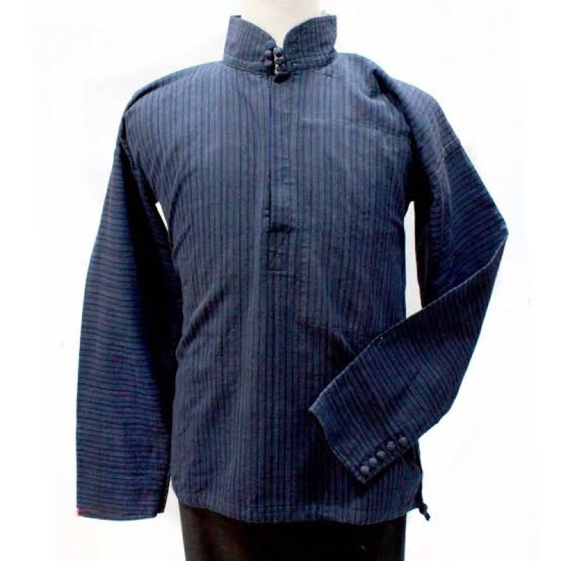Jual Surjan Peranaan Biru Kraton Tenun Lurik Asli Halusan | Shopee ...