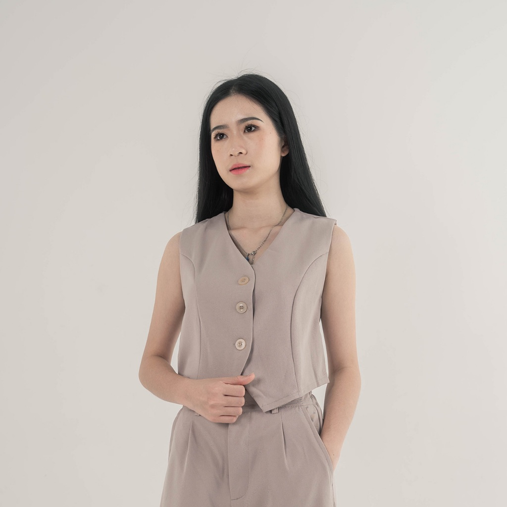 Jual Vest Wanita | Aiko Vest | HULM | Shopee Indonesia