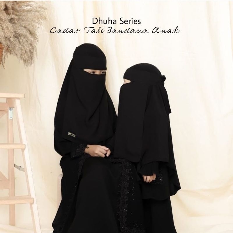 Jual Niqab Cadar Anak Model Bandana Satu Layer Wolfis Premium Niqob ...