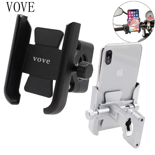 Jual VOVE Holder Hp Motor Stang Bahan Besi Full Metal Aluminum Universal Holder Stang Motor ...