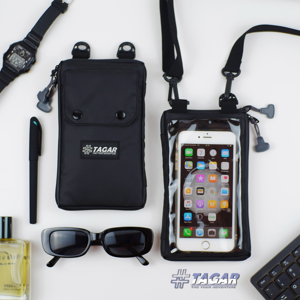 Jual Hanging Wallet Waterproof Dompet Handphone & Kartu Pria Wanita ...