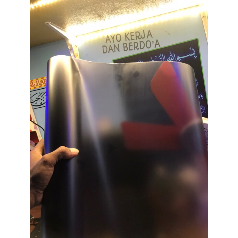 Jual stiker hitam dop transparan sticker transparan hitam dopstiker ...