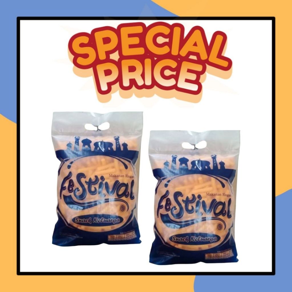 Jual Festival Snack Stick Rasa Balado 200gr Makanan Ringan Camilan Stik ...