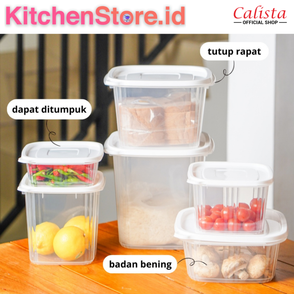 Jual FOOD PREP CALISTA SET FOOD KONTAINER SET 12 PCS CALISTA RUMOI ...