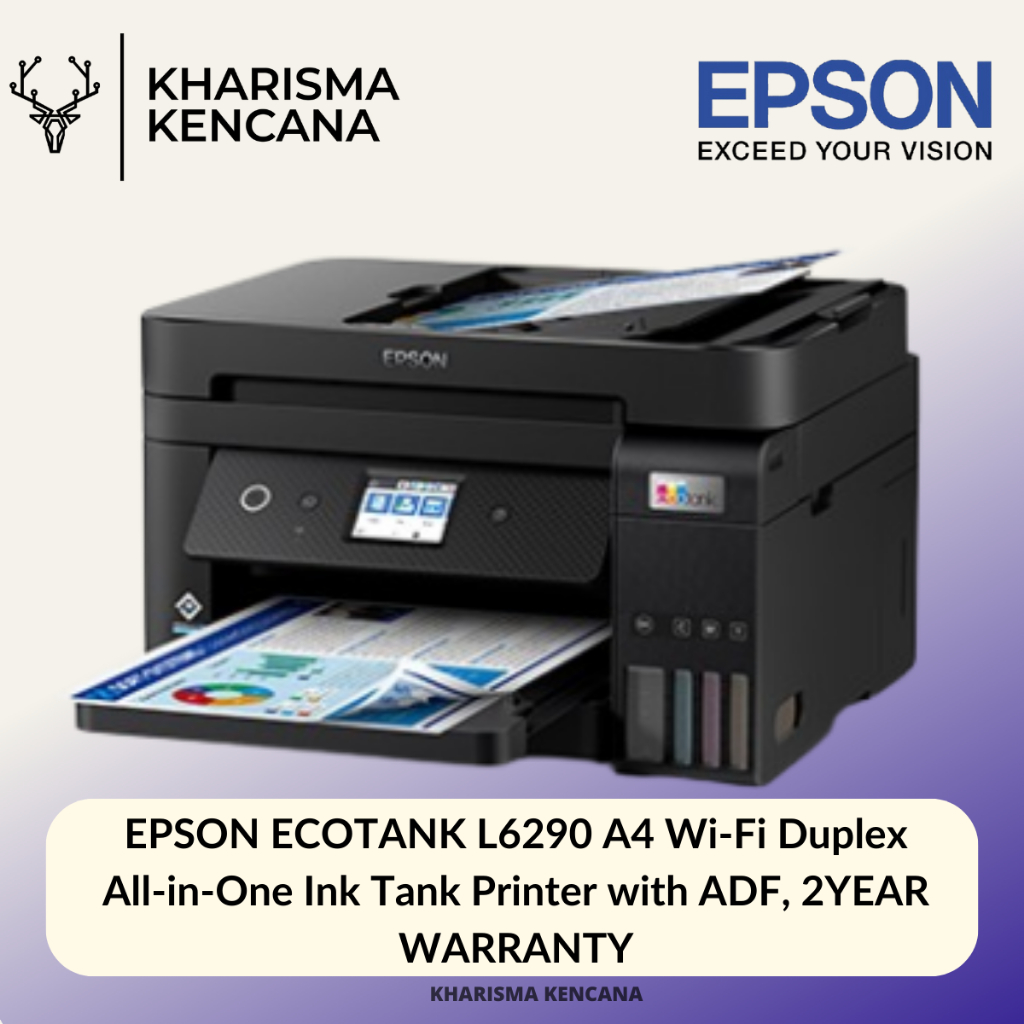Jual EPSON ECOTANK L6290 A4 Wi-Fi Duplex All-in-One Ink Tank Printer ...