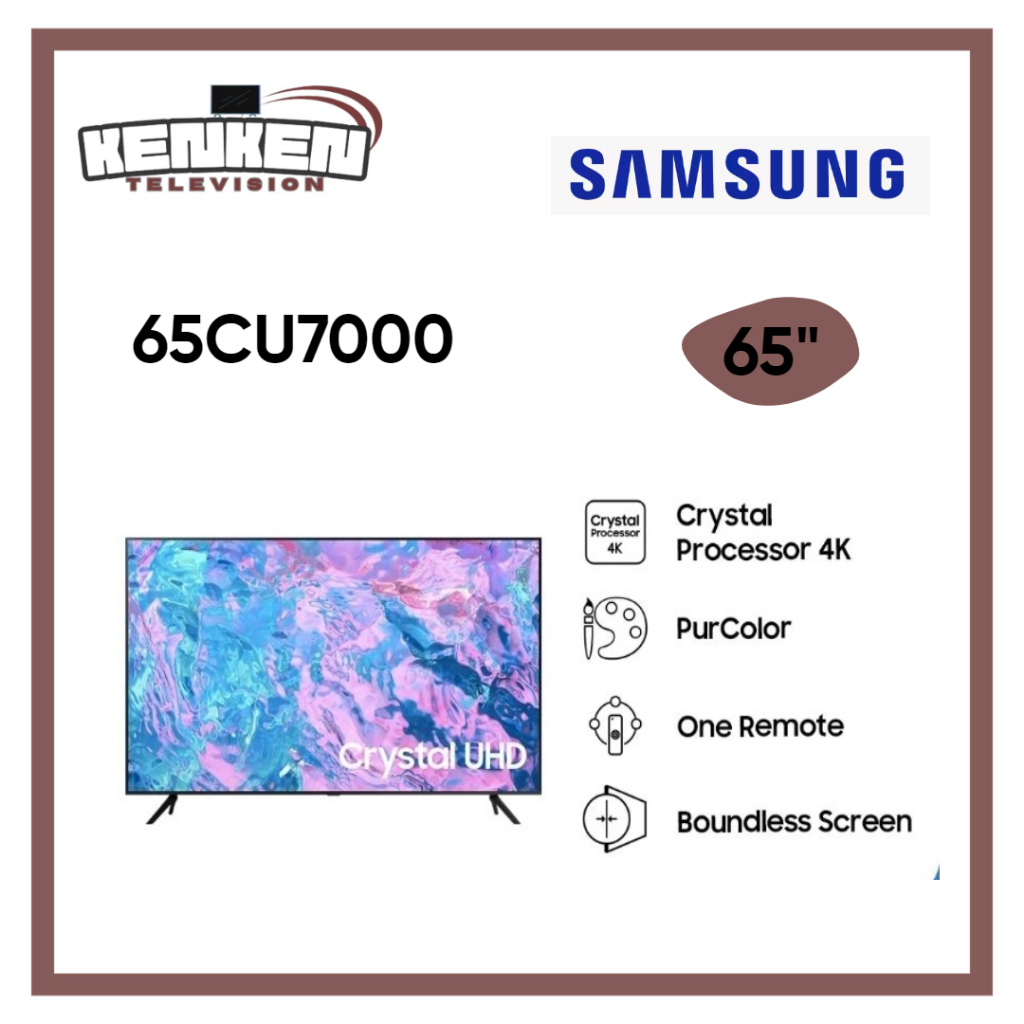 Jual Samsung 65cu7000 Led Tv 65 Inch Crystal Uhd 4k Smart Digital Tv | Shopee Indonesia