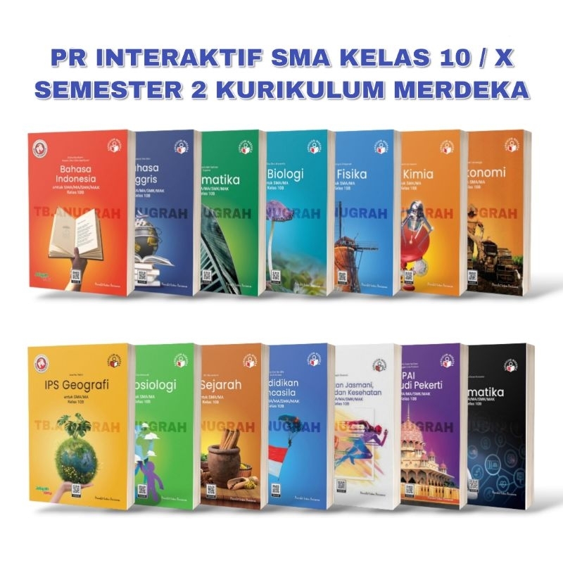 Jual BUKU PR INTERAKTIF SMA KELAS 10 / X KURIKULUM MERDEKA SEMESTER 2 PENERBIT INTAN PARIWARA ...