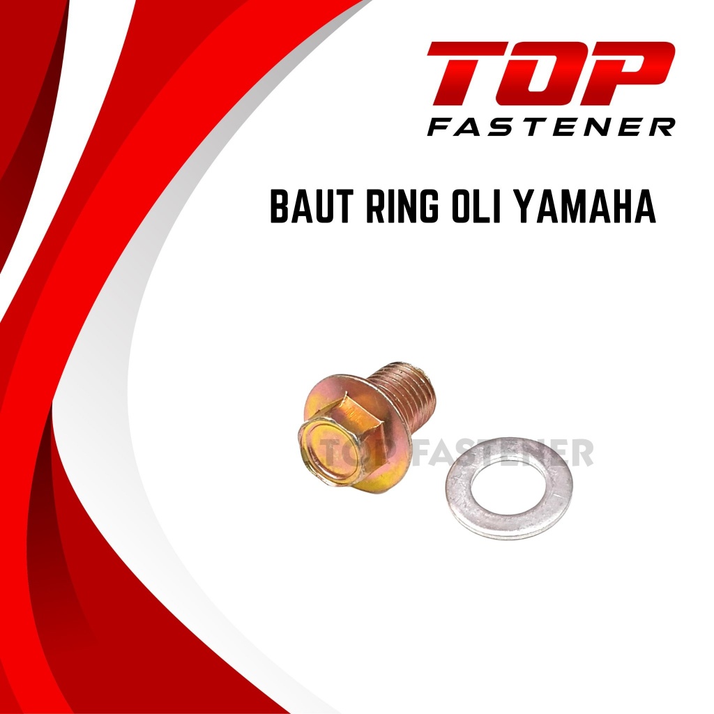 Jual BAUT RING TAP OLI MESIN PEMBUANGAN YAMAHA JUPITER VEGA M12 12X15 ...