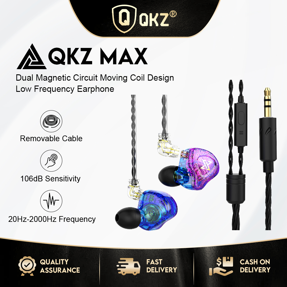 Jual QKZ AK6 MAX Earphone Dynamic Drivers Monitors Headphones HiFi ...