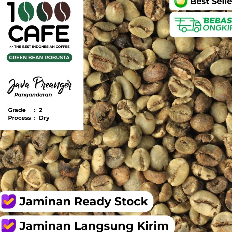 Jual FKXX4428 Dijamin Ori GREEN BEAN JAVA PREANGER G2 ROBUSTA 1 KG ...