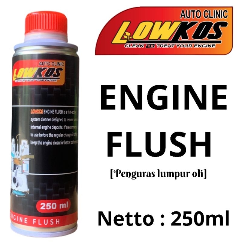 Jual LOWKOS Engine Flush Engine Cleaner Mobil 250ml - Penguras Lumpur ...
