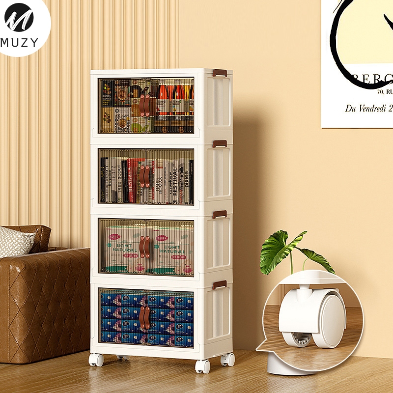 Jual Muzy Lemari Plastik Polibox Tumpuk Serbaguna Susun 4 Container Box ...