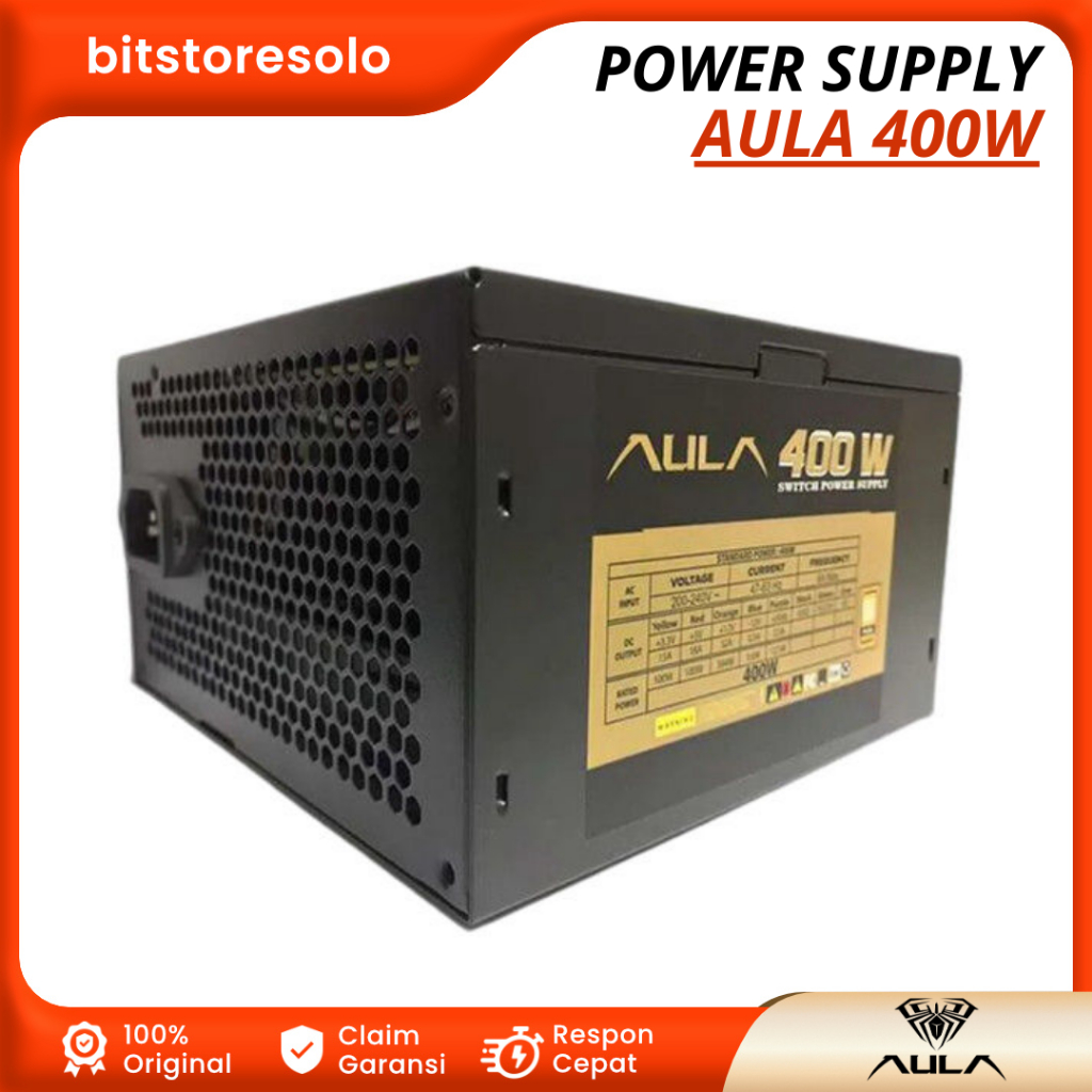 Jual PSU POWER SUPPLY GAMING AULA 400 WATT 400W | Shopee Indonesia