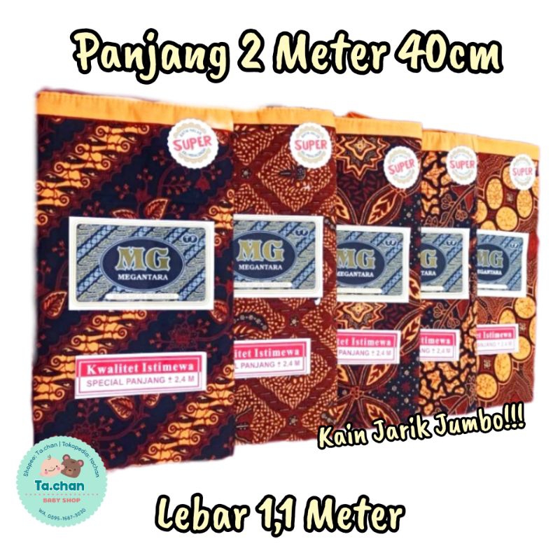 Jual Kain Jarik Panjang Jumbo 2,4Meter / Kain Batik jarik panjang / kain melahirkan / kain ...