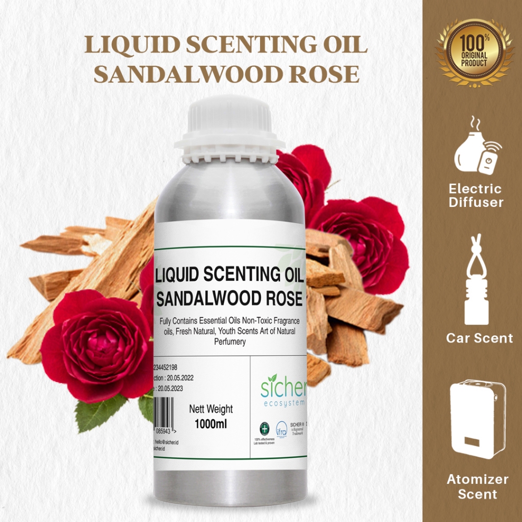 Jual Sicher Refill Scenting Oil Machine Sandalwood Rose 1000ml | Shopee ...