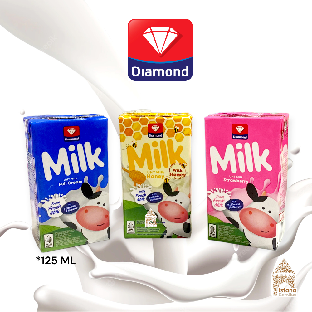 Jual Diamond Milk Susu UHT 125 ML | Shopee Indonesia