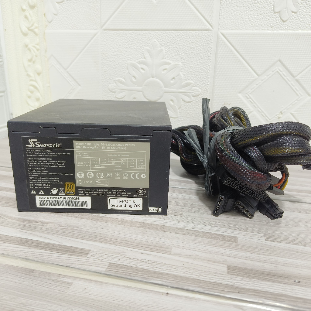 Jual PSU GAMING SEASONIC 520W 80+ BRONZE | Shopee Indonesia