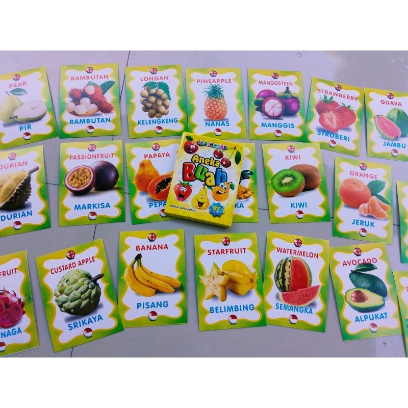 Jual Flash Card Murah- Flascard Edukasi Anak / Mainan Anak Flash Card ...