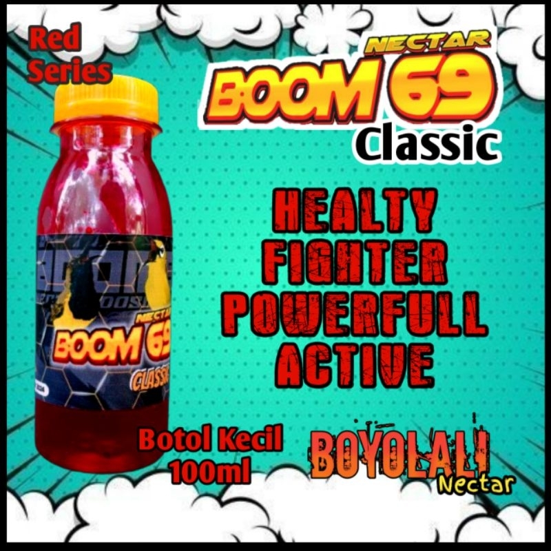 Jual Nectar Boom 69 classic merah dosis tinggi botol kecil 100ml isi nectar 20ml | Shopee Indonesia
