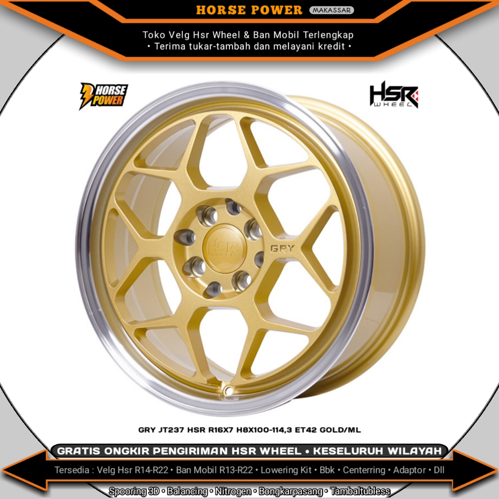 Jual Velg R16 • Mobil 4 Baut Roda • Pcd 4 x 100/114,3 • Hsr Gry | Shopee Indonesia