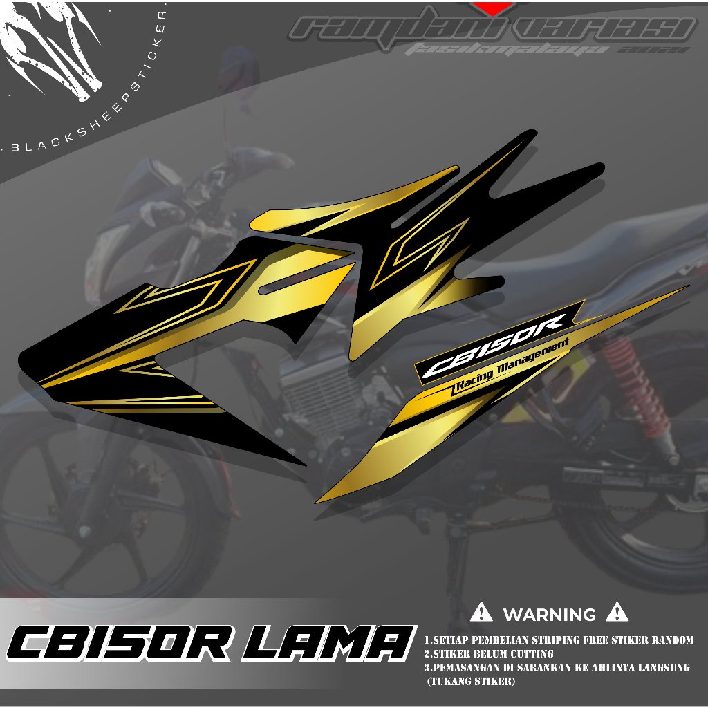 Jual STRIPING STIKER CB150R OLD - STRIPING CB150R LAMA - VARIASI CB150R ...