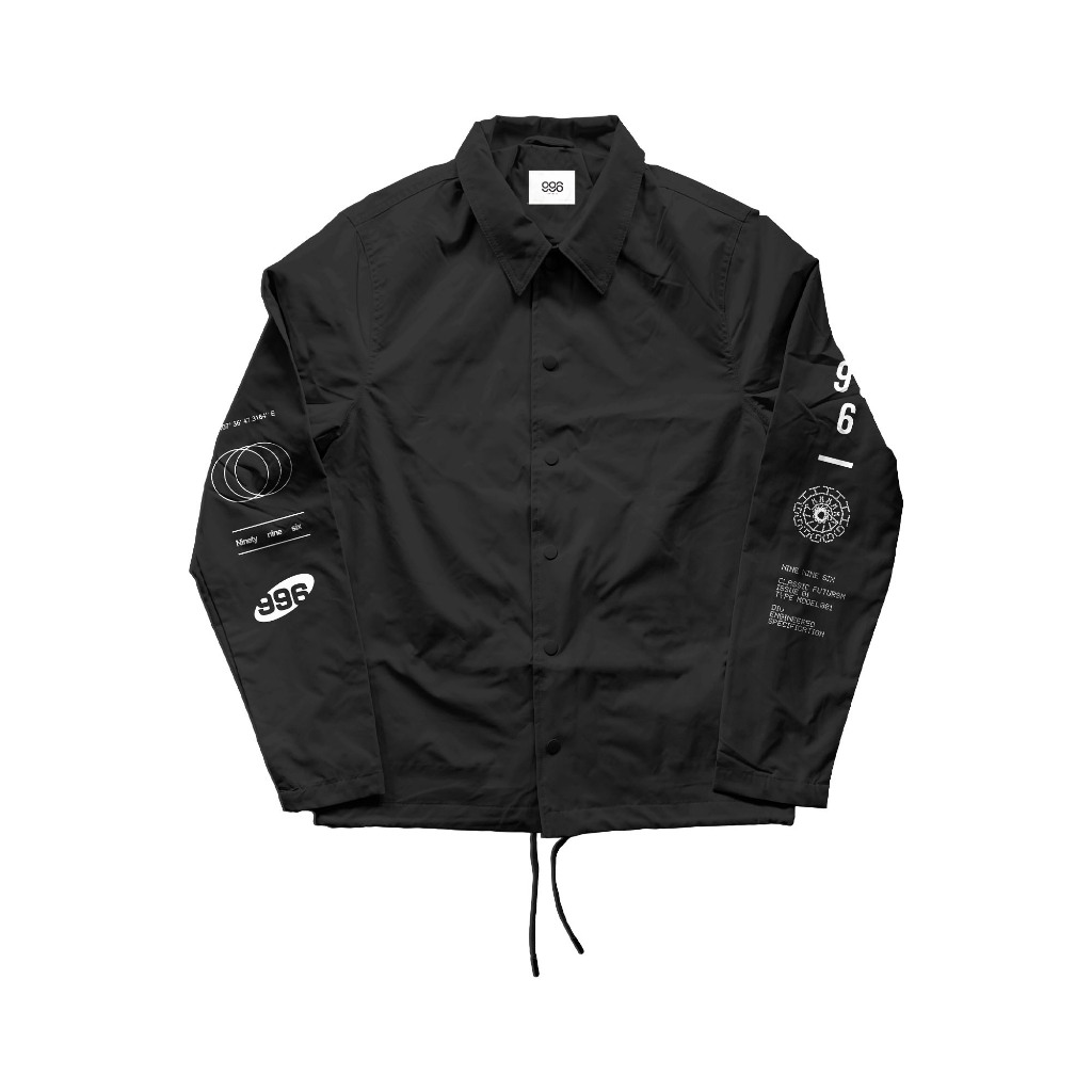 Jual 996 - Coach Jacket Pria - Hitam | Shopee Indonesia