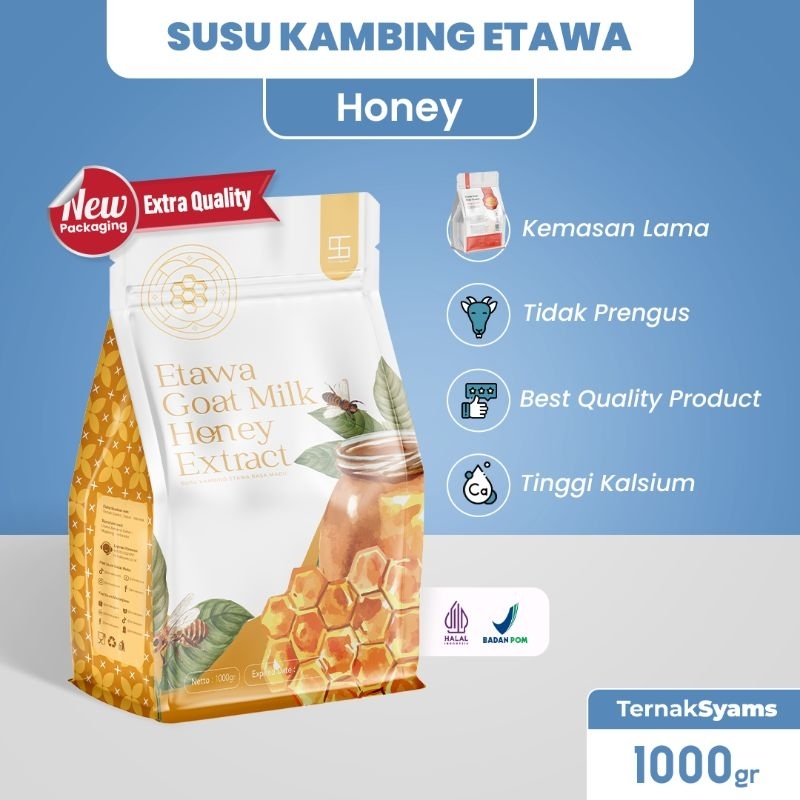 Jual susu kambing etawa ternak syam 1000 gr varian madu RASA MADU ...