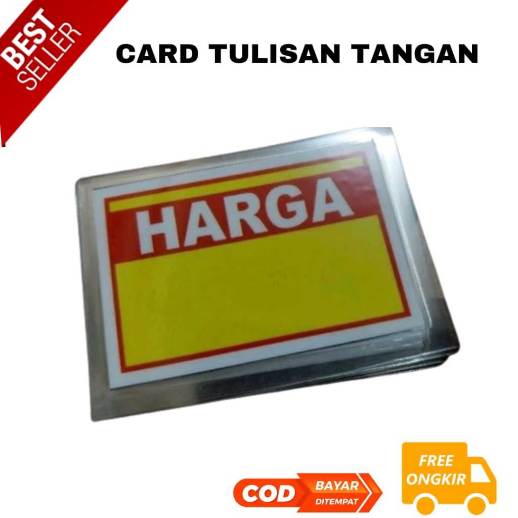 Jual [GSH] BAYAR DI TEMPAT Card Tulis Tangan bisa Di hapus (12 pcs ...