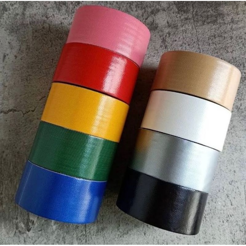 Jual Lakban Isolasi Kain (Jilid) Warna 4,8x7yBiru - Merah - Putih ...