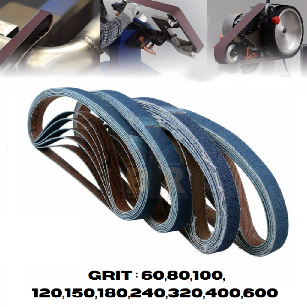 Jual Sabuk Amplas Air Belt Sander Gerinda Handheld Grit 60/80/100/120 ...
