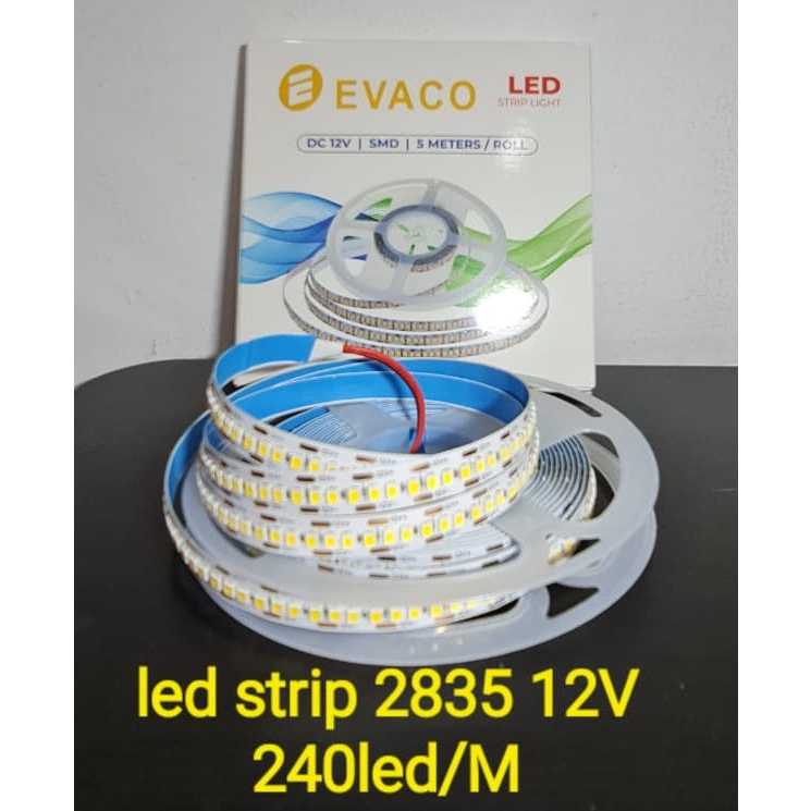 Jual Evaco Led Strip SMD240 12V 18W/M | Shopee Indonesia
