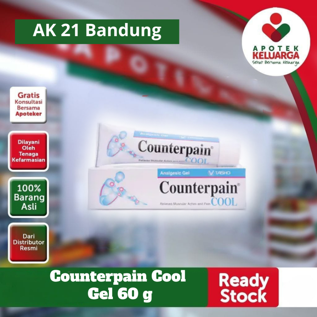 Jual COUNTERPAIN COOL CR 60 GR/Meringankan rasa sakit pada otot karena ...