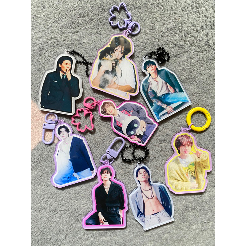 Jual Keyring Keychain BTS Seokjin Yoongi Jimin Taehyung Jungkook Jin ...
