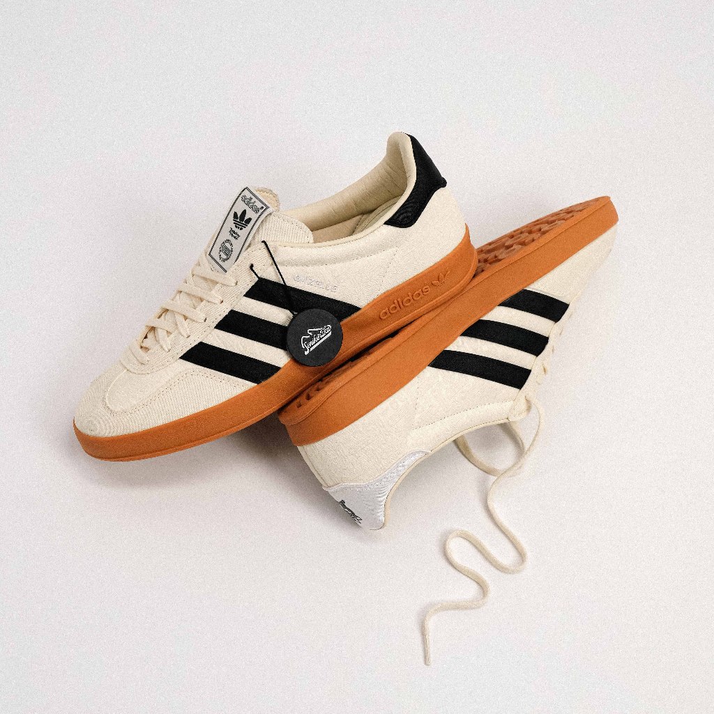 Jual Adidas Gazelle Indoor x Dorophy Tang Cream White | Shopee Indonesia