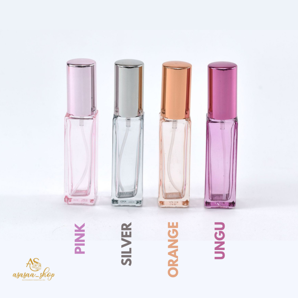 Jual Botol Spray parfum 10ml / botol kaca tebal Import / botol semprot ...