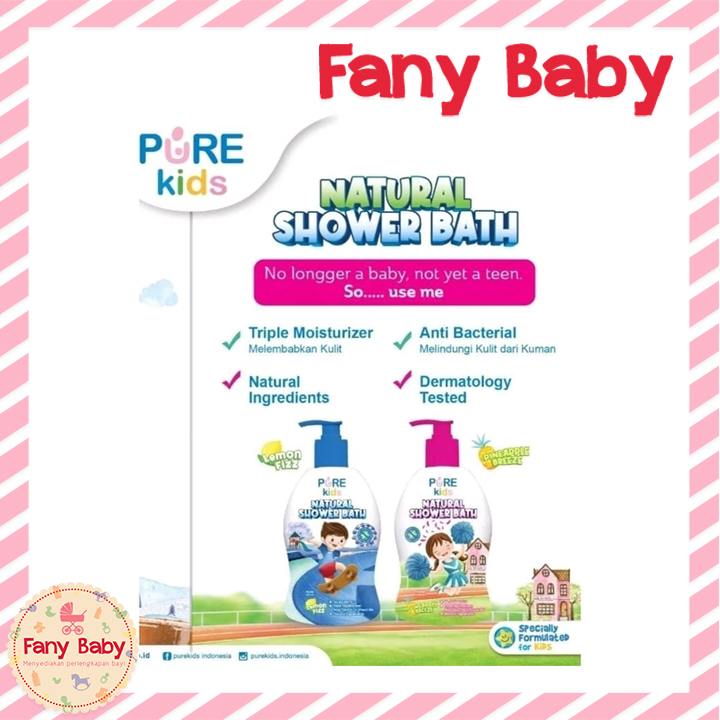 Jual PURE KIDS NATURAL SHOWER BATH 300ML | Shopee Indonesia