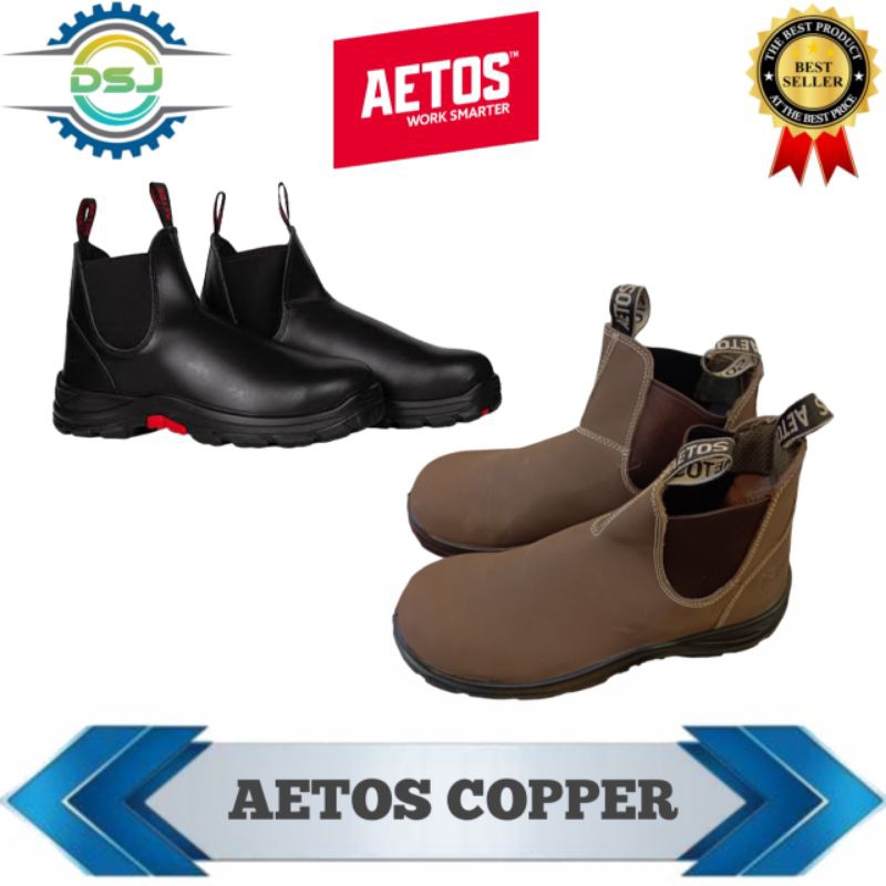 Jual Sepatu Safety Aetos Copper / Safety Shoes Aetos Original (UJUNG ...