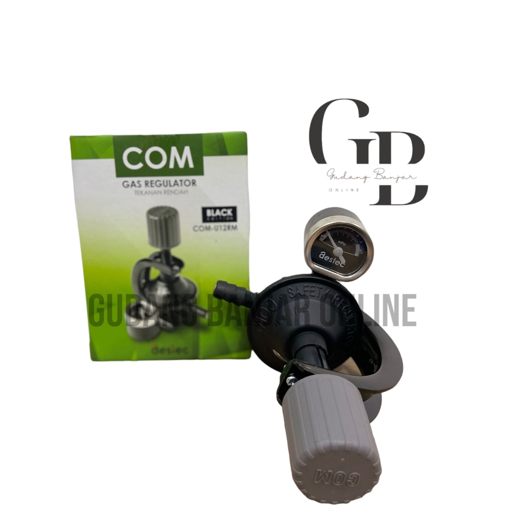 Jual REGULATOR GAS ELPIJI DESTEC COM-U12RMS METER+SELANG FLEXSIBEL ...