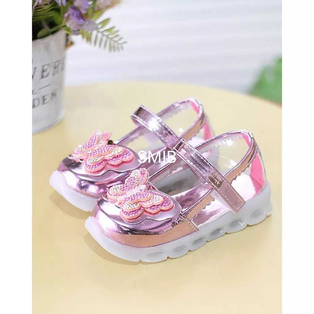 Jual Sepatu Sandal Anak Perempuan Motif Kupu-kupu Sunliee Kids / RBL-01 ...