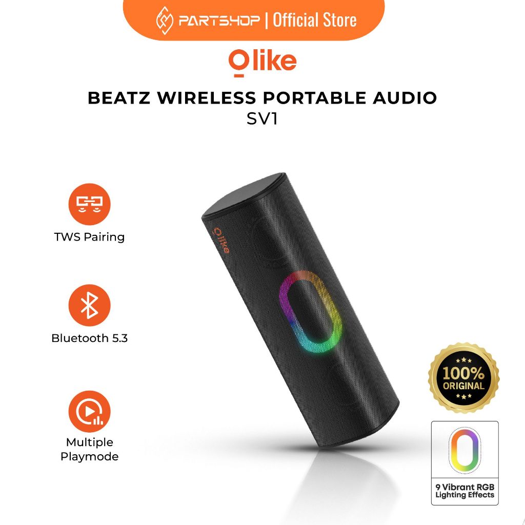 Jual OLIKE SV1 Speaker Wilreless Bluetooth 5.3 Speaker Portable TWS ...