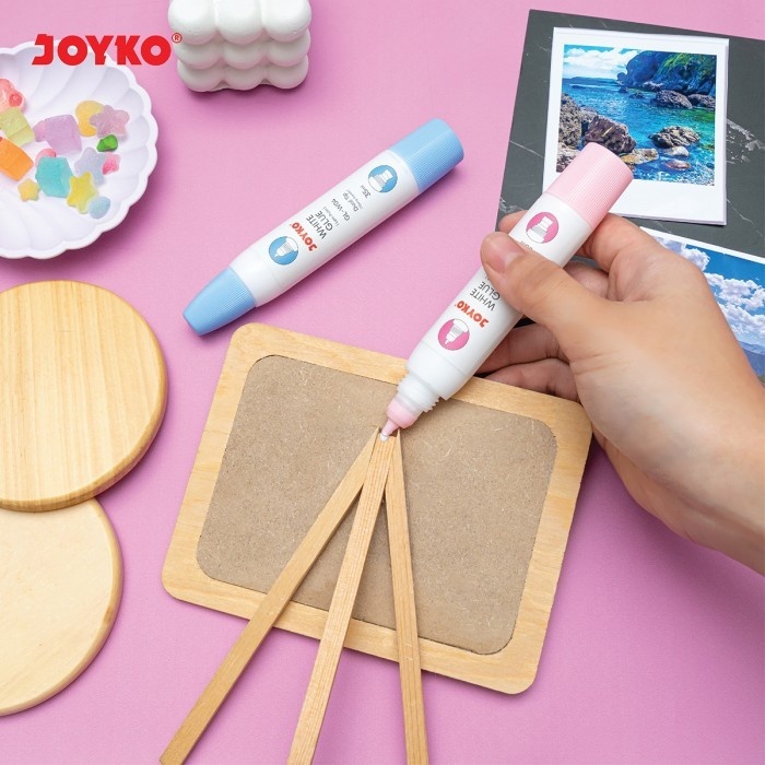 Jual Lem liquid Lem Putih Joyko White Glue Dual Tip Ujung Ganda GL-W04 ...