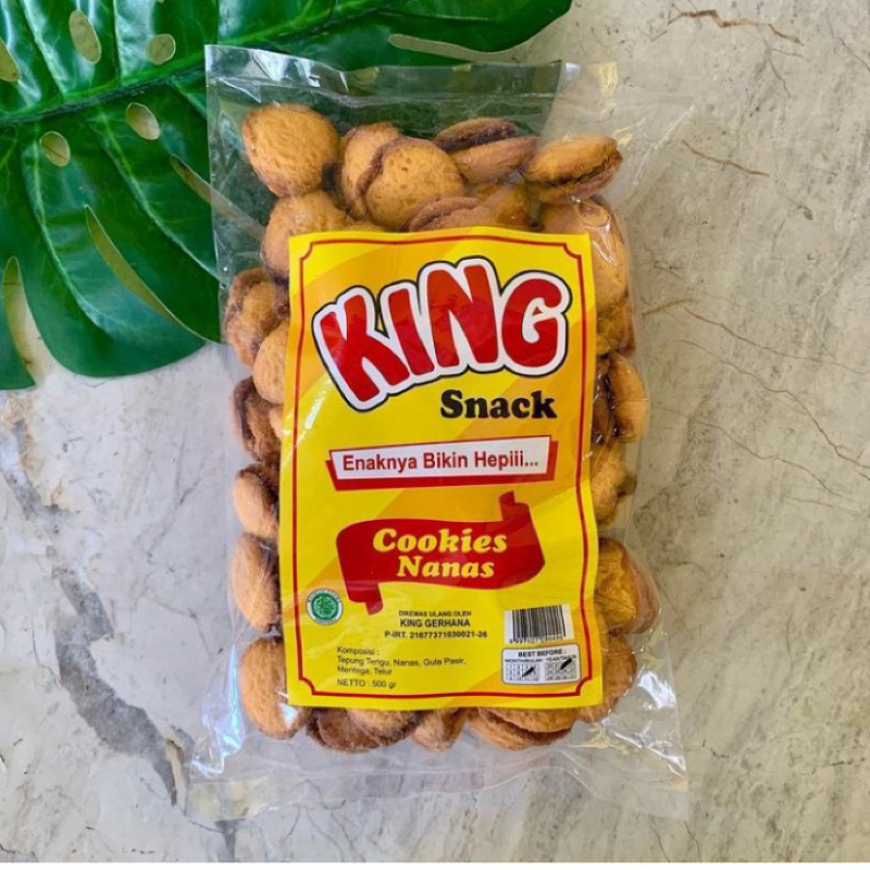 Jual King Snack Cookies Nanas 500gr | Shopee Indonesia