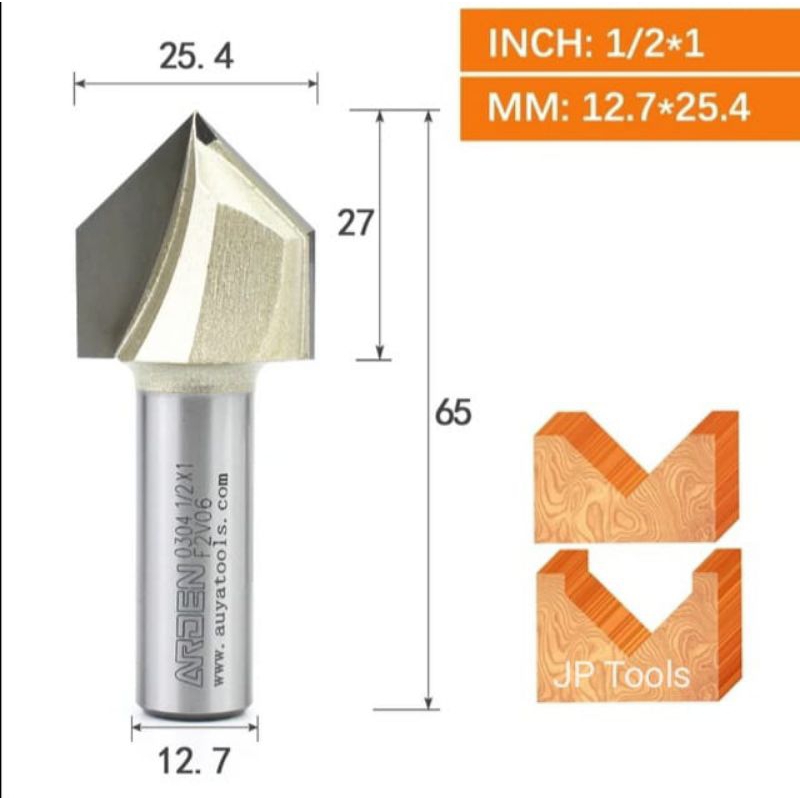Jual Arden Mata Router V Groove Bit / Mata Profil V | Shopee Indonesia