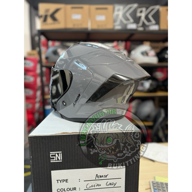 Jual HELM JS ARMOR GORILLA GLOSSY | Shopee Indonesia