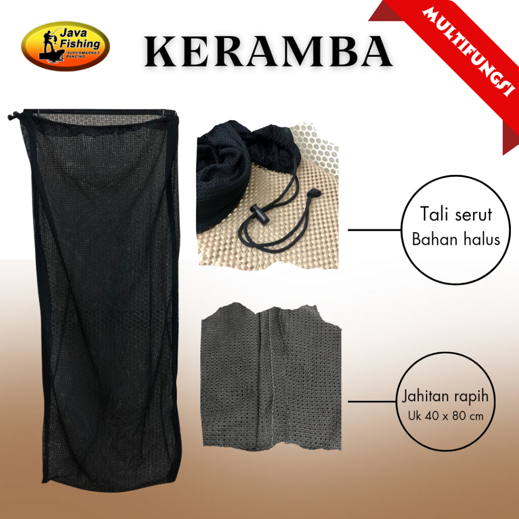 Jual Keramba Wadah Koja Ikan TALI SERUT | Tempat Simpan Ikan 40x80 CM ...