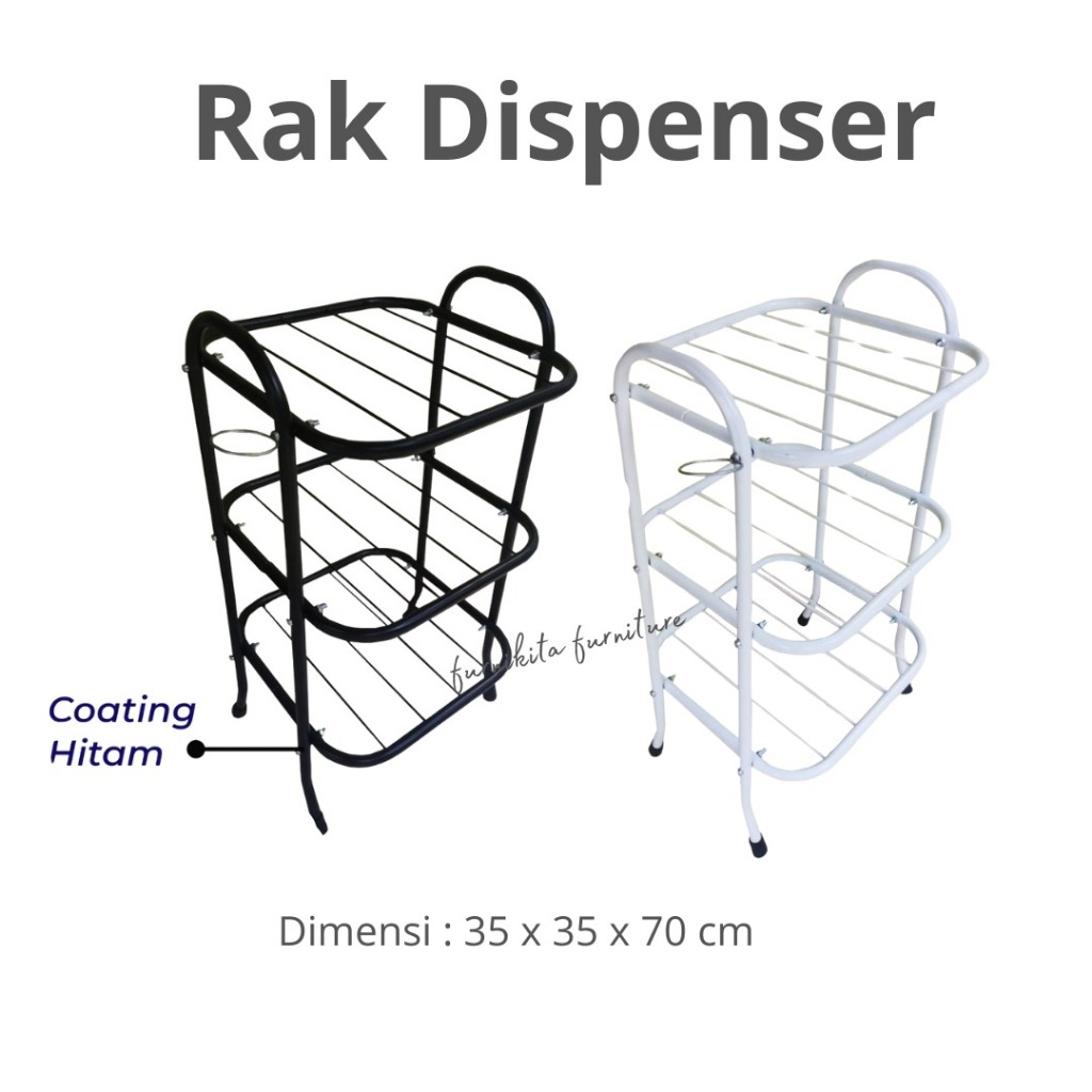 Jual RAK DISPENSER SUSUN 3 / RAK GELAS / RAK GUCI / MEJA DISPENSER ...