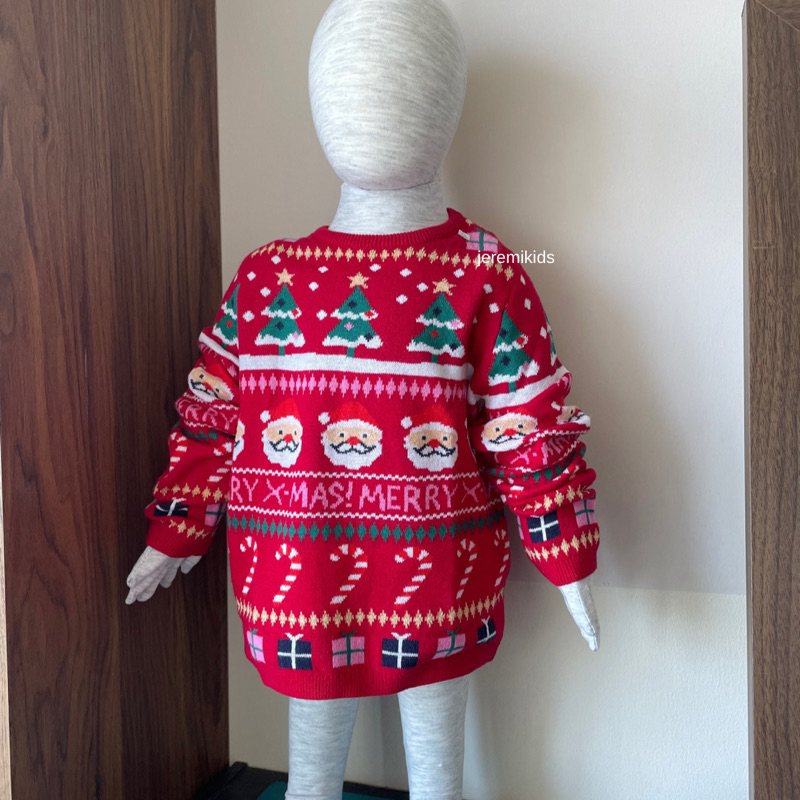 Jual Hnm Kids Jaket Natal Anak | Sweater Natal Anak ( Free Premium Box ...