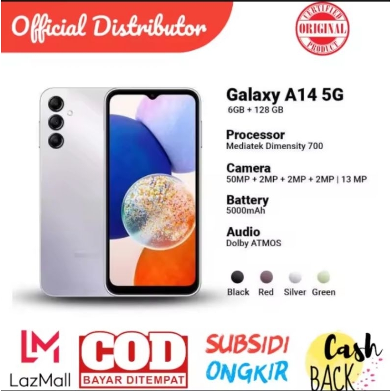 Jual Samsung Galaxy A14 5G ram 6/128 | Shopee Indonesia