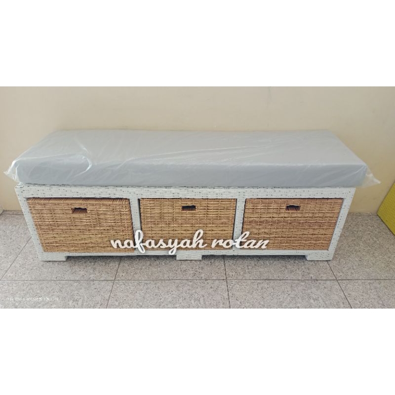 Jual sofa laci minimalis modern - rotan sintetis | Shopee Indonesia