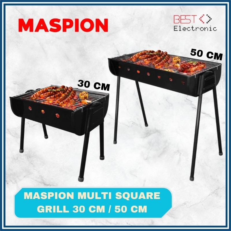 Jual Alat Bakar BBQ Panggangan Portable Multi Square Grill 30 CM / 50 ...